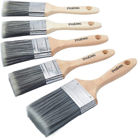 5pc Prodec Decorator Paint Brush Set – ZYBER