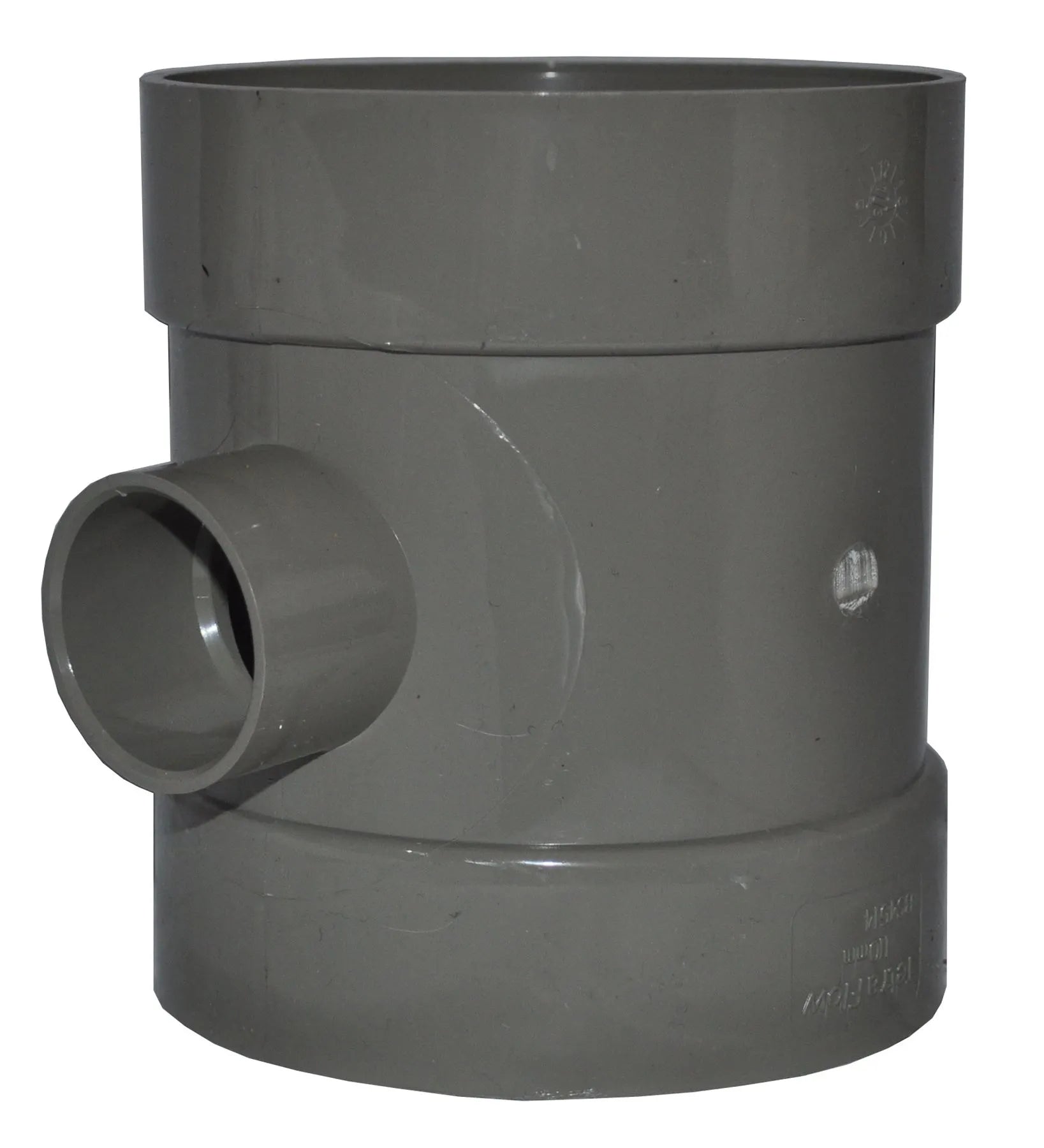 Soil Solvent Weld 110mm Short Boss Pipe 40mm Olive – zyberltd