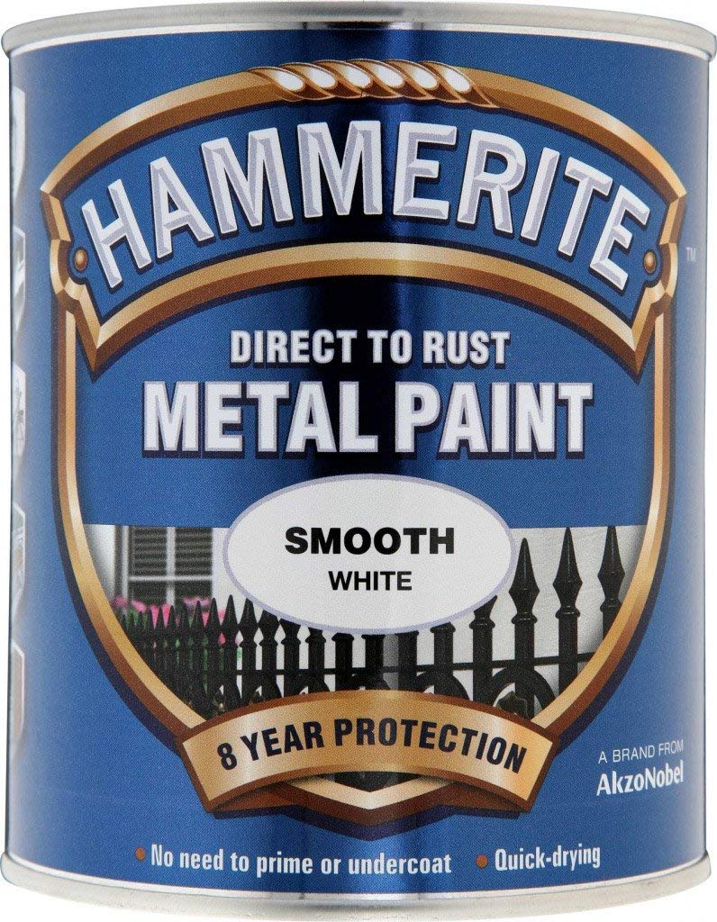 Hammerite Metal Paint Smooth White 750 ml – zyberltd