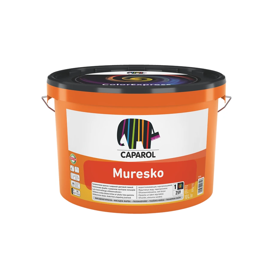 Caparol Muresko 25 Exterior Paint White – ZYBER