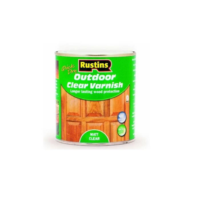 Rustins Outdoor Clear Varnish matt 500ml – ZYBER