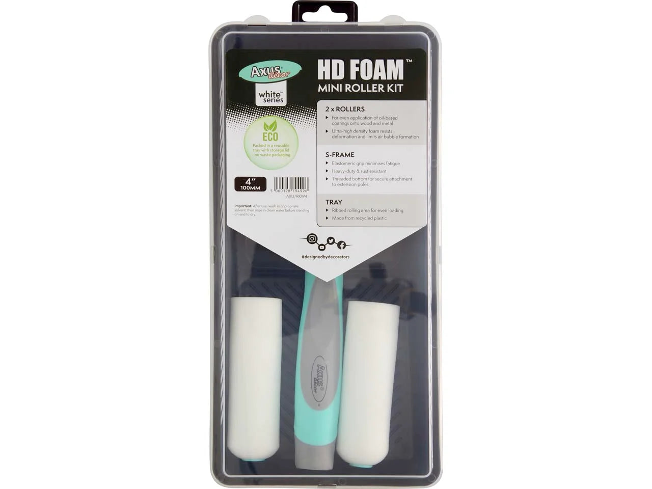 HD Foam Mini Roller Kit 100mm – ZYBER