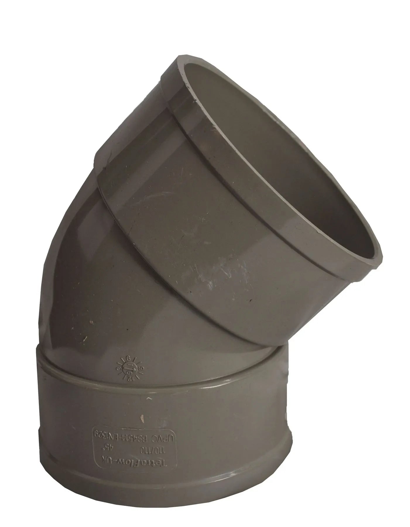 Solvent 45° Bend Double Socket 110mm - Grey – zyberltd