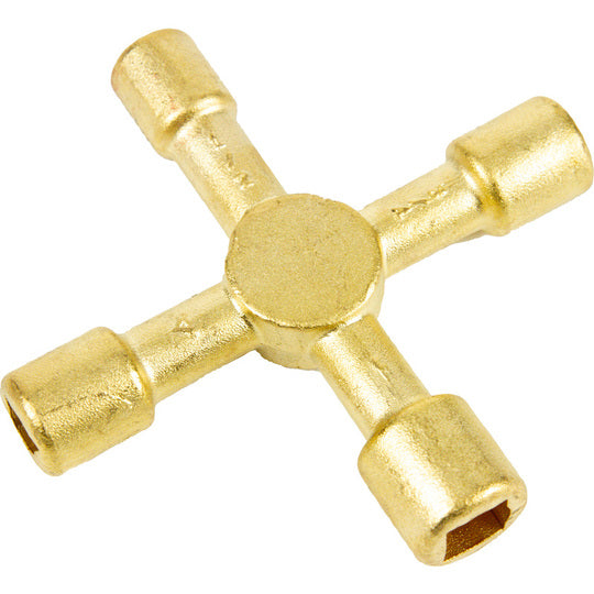 Brass Multi-Purpose 4 Way Key – zyberltd