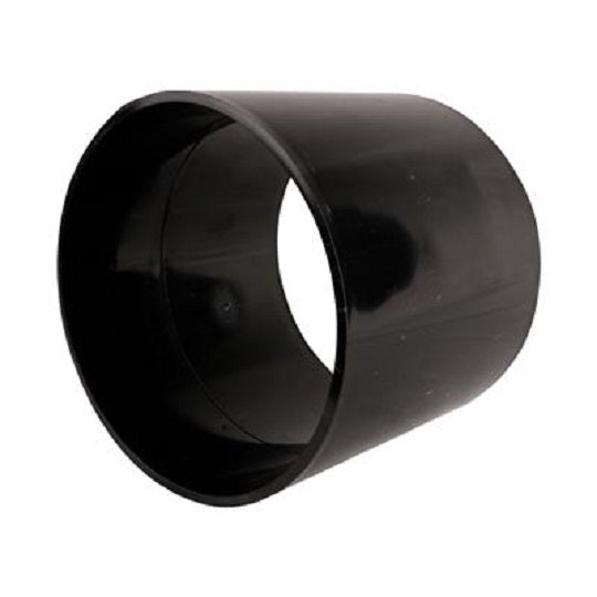 SOLVENT WELD 110MM DOUBLE SOCKET COUPLER BLACK – zyberltd