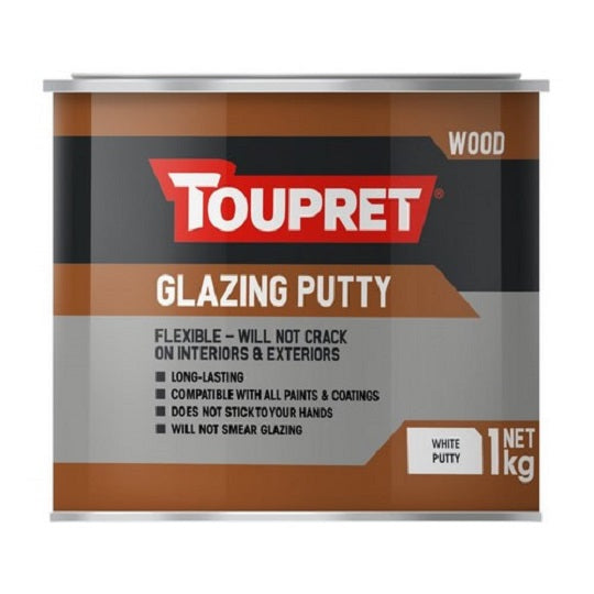 Glazing Putty (White, Int/Ext) 1kg – zyberltd