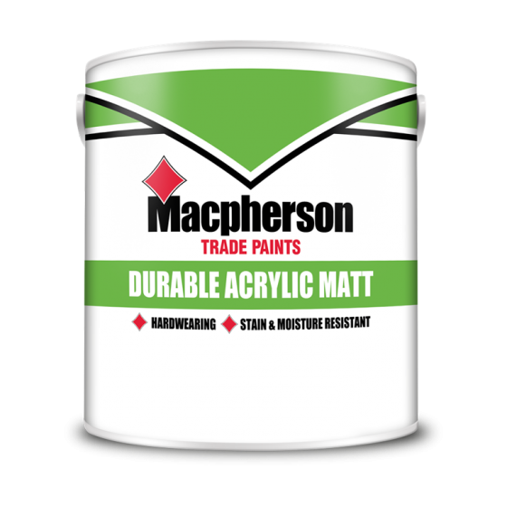 Macpherson Trade Durable Matt Base MC1 5L – zyberltd